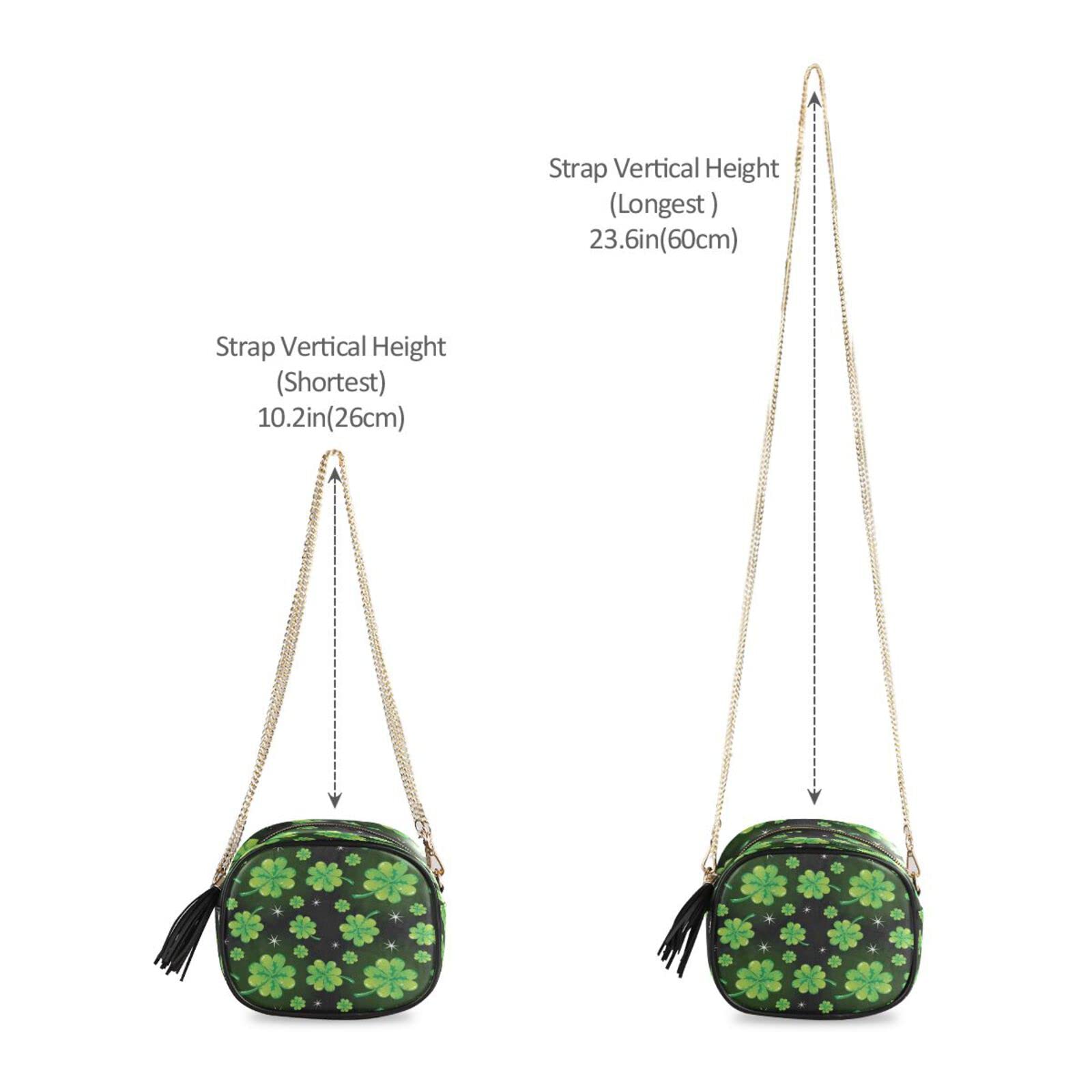Fvbeaya Blooming Grass Green Women's Small Crossbody Shoulder Bag Soft Leather Tassel Key Ring With Multipurpose Pockets For Work Travel
