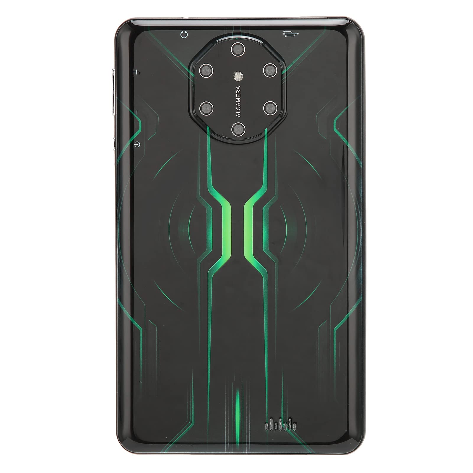 LBEC Kids Tablet, Dual Camera 1960x1080 IPS Green 7in Tablet MT6592 8 Cores CPU for Work (US Plug)