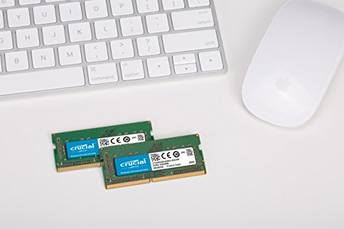 Crucial 32GB Kit (16GBx2) DDR4 2666 MT/s (PC4-21300) CL19 DR x8 SODIMM 260-Pin for Mac - CT2K16G4S266M