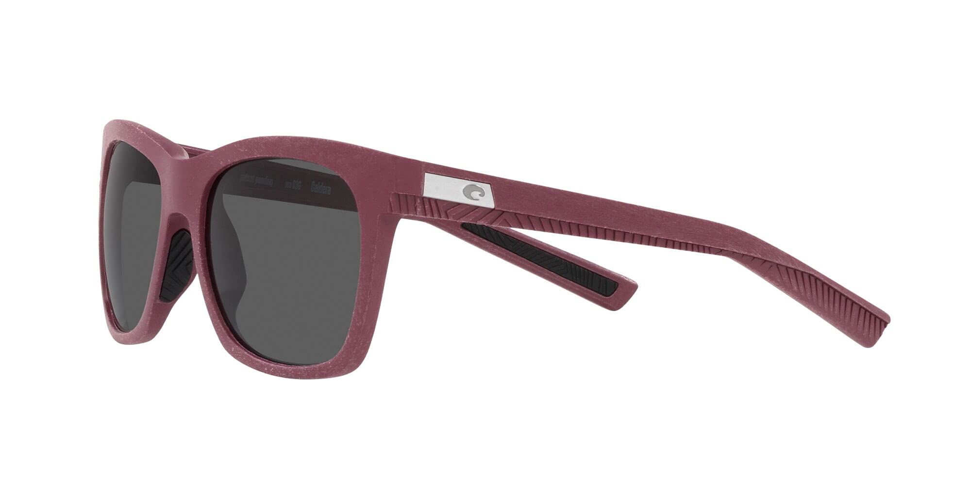 Costa Woman Sunglasses Net Gray With Blue Rubber Frame, Gray Lenses, 55MM