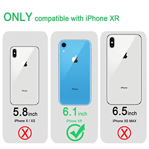 JJGoo Compatible with iPhone XR Case Clear Soft Transparent Shockproof Protective Slim Thin Bumper Phone Cover for XR - 6.1 inch