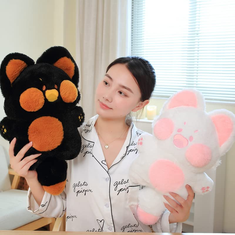 Gaoxyima Plush Pillow: Soft, Cuddly Stuffed Animal Body Pillow for Kids & Girlfriend - Cute Black Doll