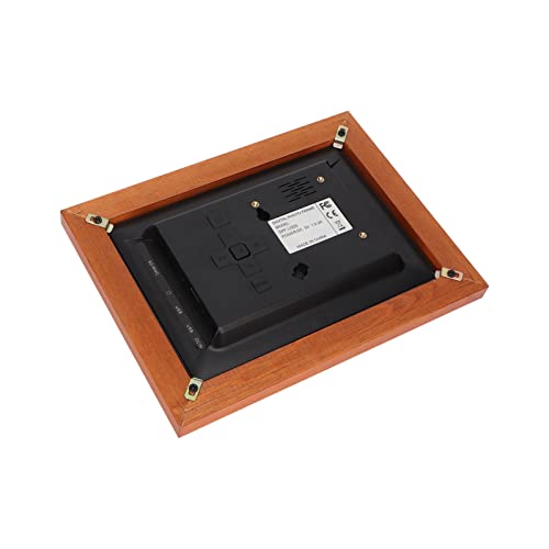 Digital Photo Frame, Stereo Speaker Digital Photo Album 7 Inch Remote Control for Party (US Plug)