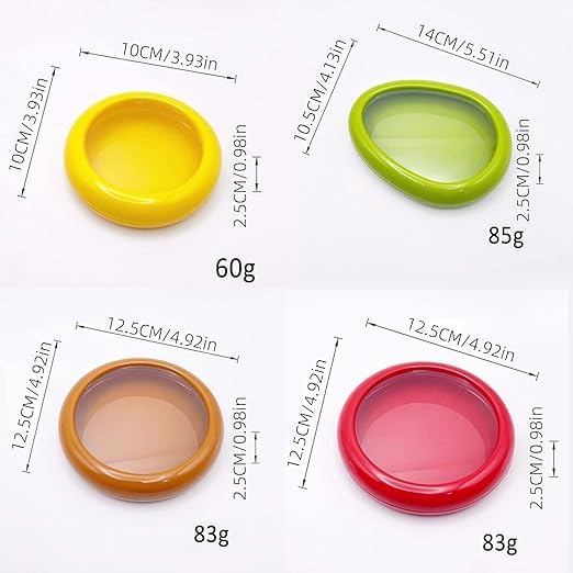 LCYHOMIEE Avocado Saver and Tomato Holder, Set of 4 Silicone Fruit Storage Box Reusable Storage Containers for Fridge - Ideal for Garlic, Onions, Lemons, and Potatoes