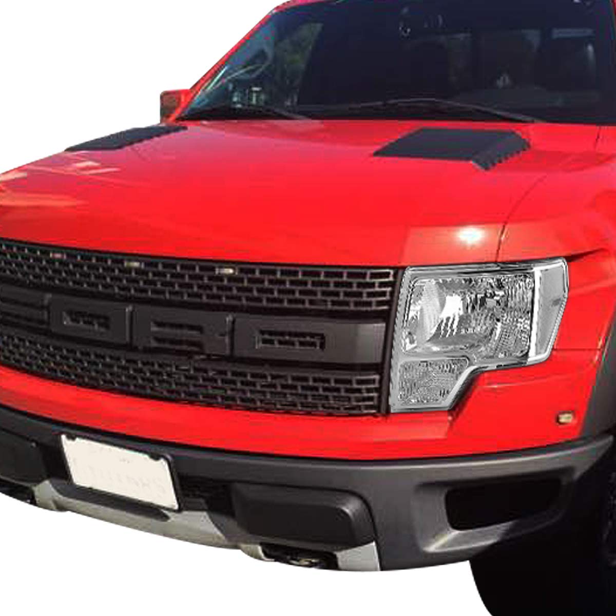 DNA MOTORING HL-OH-F1509-CH-CL1 Chrome Housing Headlights Replacement Compatible with 09-14 F-150