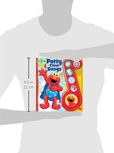 Sesame Street - Elmo Potty time Songs Little Music Note Sound Book - PI Kids