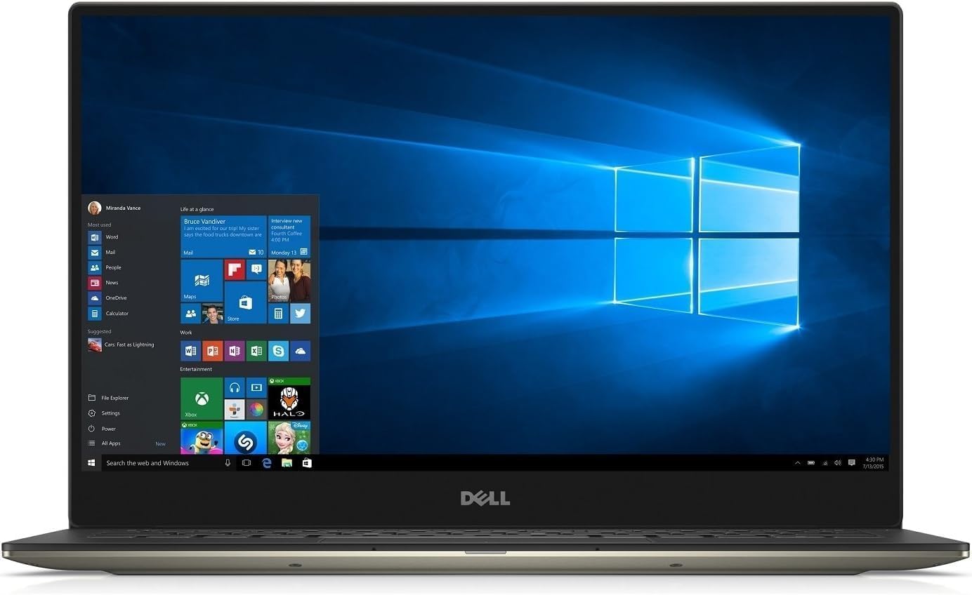 Dell XPS 13 9365 2 in 1 Business Laptop, 13" 3200x1440 Touchscreen, Intel Core i7-8500 1.5GHz, 16GB RAM, 512GB SSD, Backlit Keyboard, Windows 10 pro (Renewed)