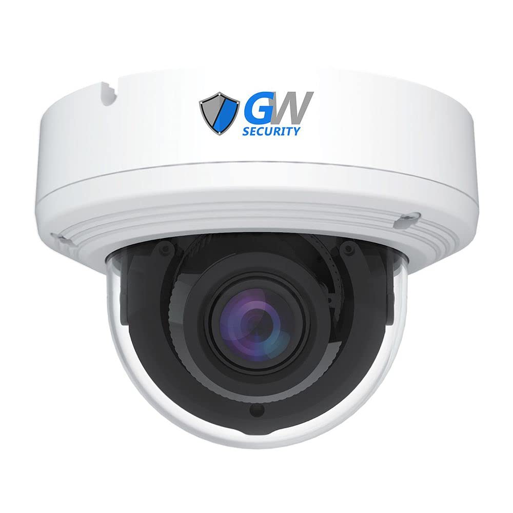 GW Security 4K 8MP Outdoor/Indoor 2.8-12mm Varifocal Lens PoE IP Microphone Dome Security Camera (GW8571MIC)