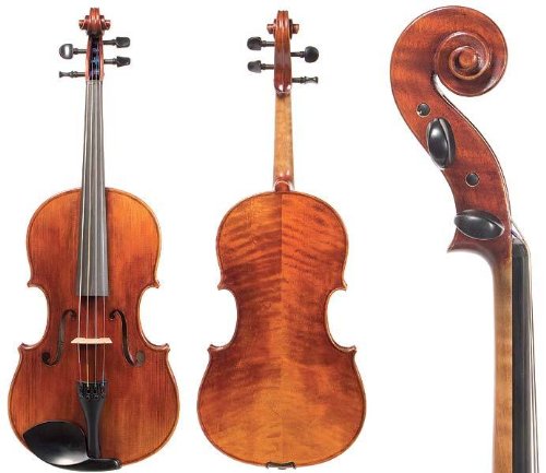 D Z Strad Model 700 Viola 16" Outfit with Bow, Helicore Strings, Bow, Shoulder Rest, and Rosin (16')