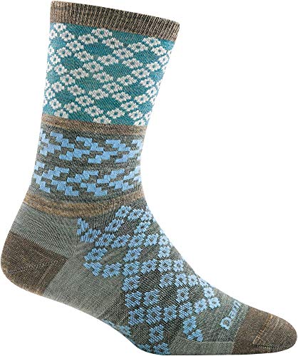 Darn Tough Greta Crew Light, Aqua - S
