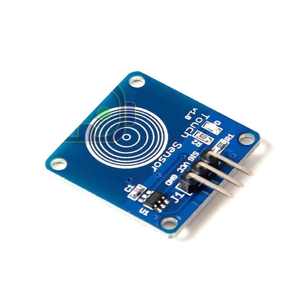 DEVMO 2PCS Digital Touch Sensor Capacitive Switch TTP223 Module Compatible with Ar-duino PIC DIY TTP223B US