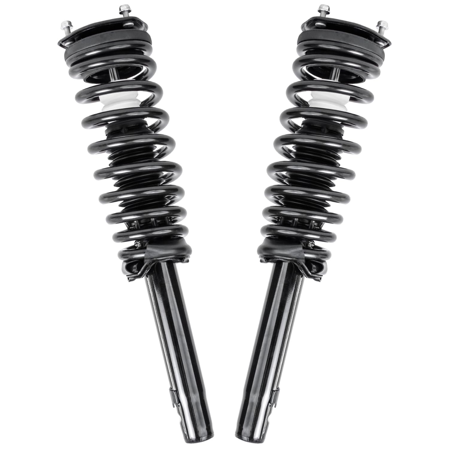 Detroit Axle - Struts Shocks for 2.5L 2010 2011 2012 Ford Fusion 10 11 Mercury Milan Complete 2 Front Struts with Coil Spring 2 Rear Shock Absorbers Replacement Ready Struts Assembly