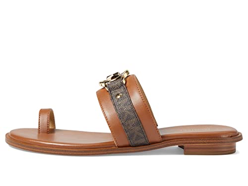 Michael Kors Rory Flat Thong Luggage 9.5 M