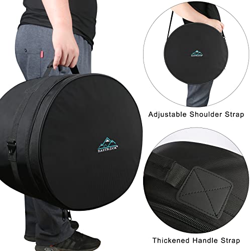 EASTROCK 5-Piece Drum Bag Set for 12" Tom, 10" Tom, 14" Snare, 16" Floor Tom, 22" Bass Drum, Drum Cases (5pc Fusion Set)