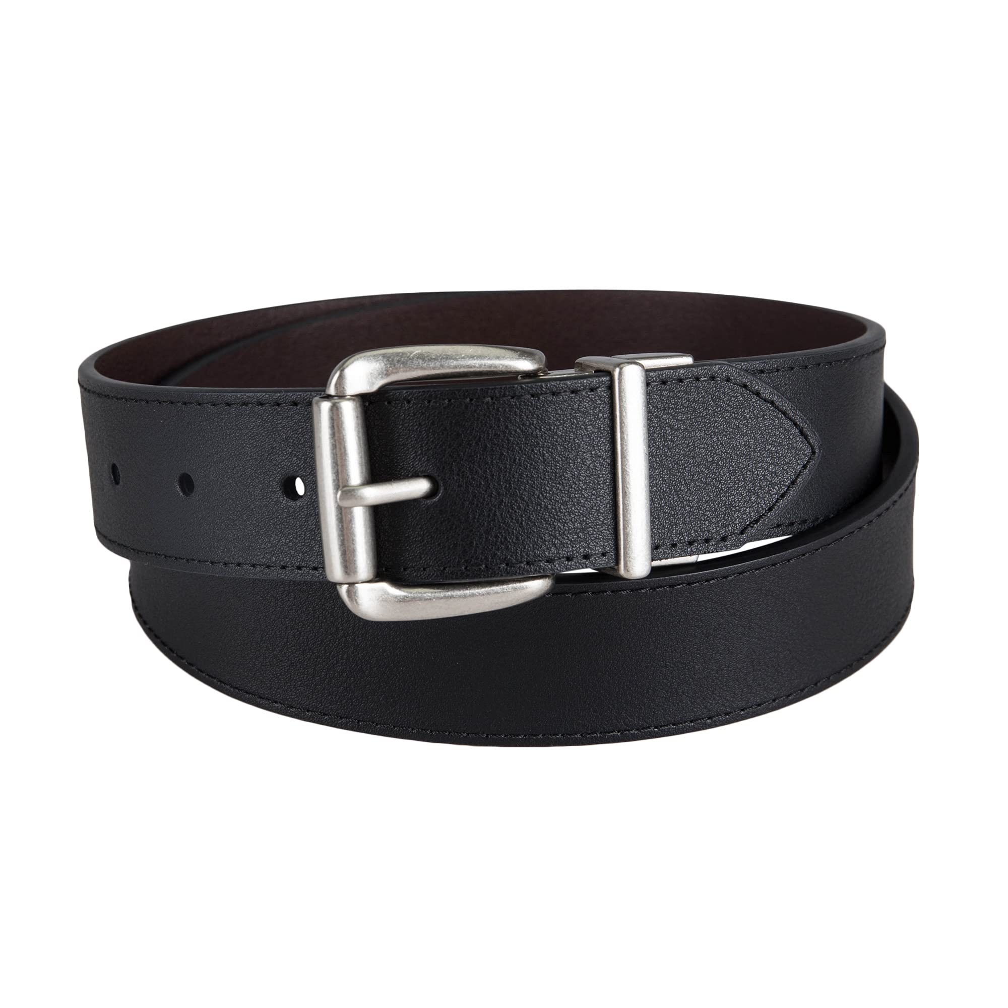 Dickies Women's Reversible Belt, Black/Brown, Large