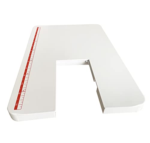 StitchTech Sewing Machines Extension Table Compatible with Singer Brand 44S, 4411, 4423, 4432, 4452, 5511, 5523, 5532, 6335 Heavy Duty Sewing Machines- White