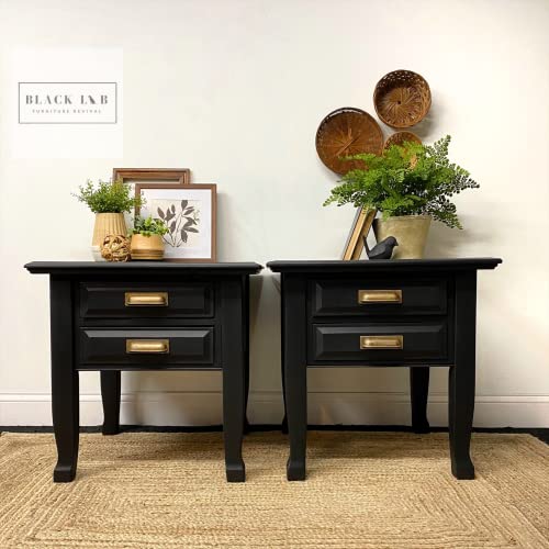 Dixie Belle Paint Company Chalk Finish Furniture Paint (Caviar 16OZ)