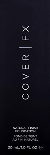 Cover FX Natural Finish Foundation: Water-based Foundation that Delivers 12-hour Coverage and Natural, Second-Skin Finish with Powerful Antioxidant Protection - N110, 1 Fl Oz