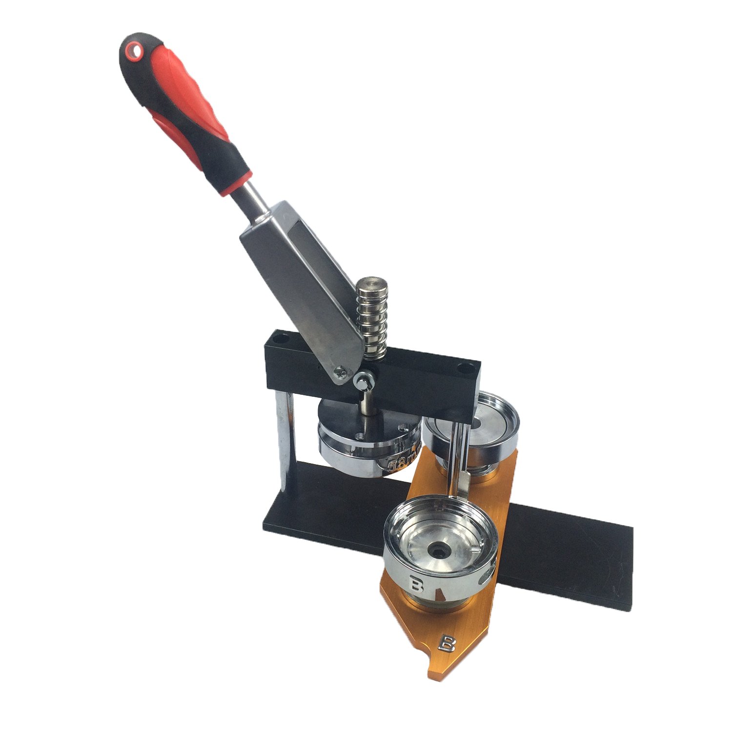 Dawei Badge Punching Die Round Rotate Type Button Mold Badge Maker Part Compatible With Button Making Machine 1003 & 1004 (φ58mm 2-1/4")