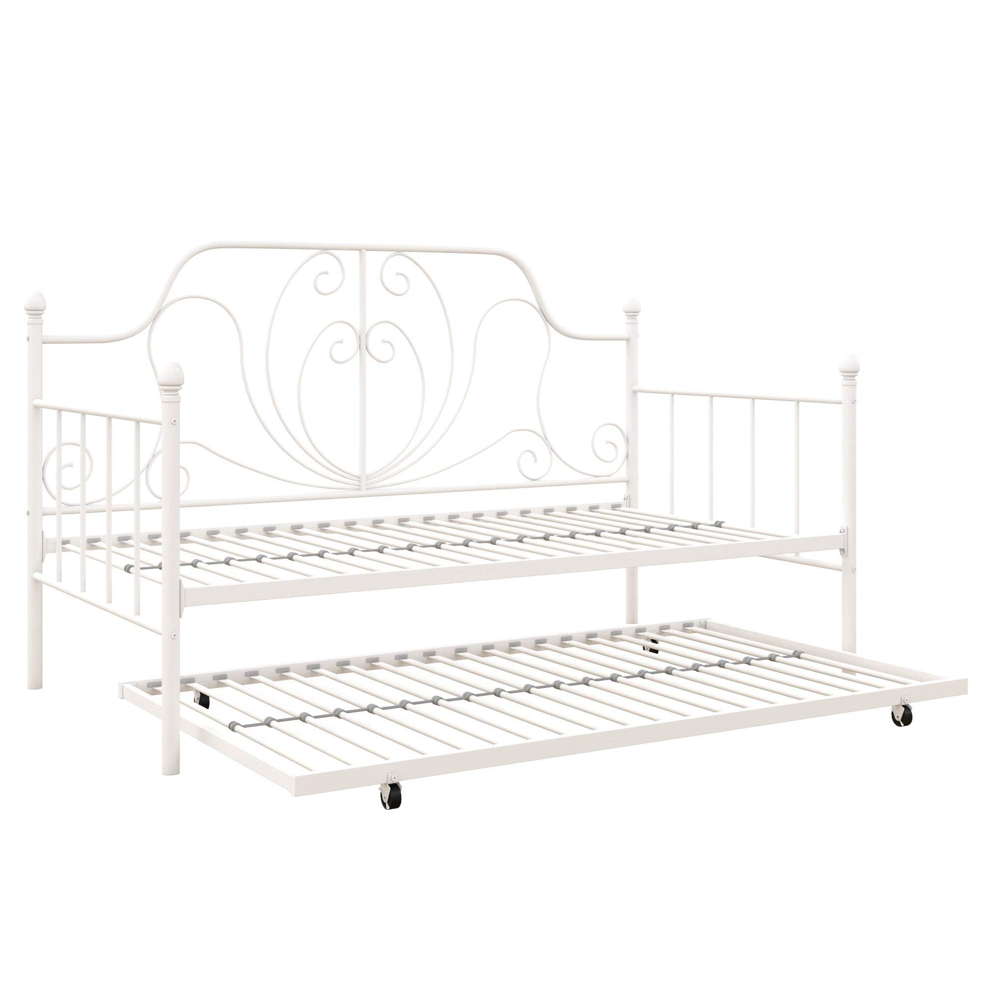 DHP Lucie Metal Twin Size Frame, Black Daybed