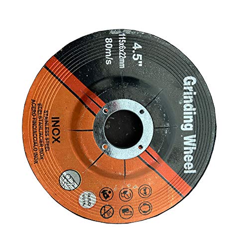 Grinding Wheel for Grinders,Grinding Wheel for Metal ,Aggressive Grinding for Metal (25 Pack, 4.5 Inch,1/4" Thick, 7/9")