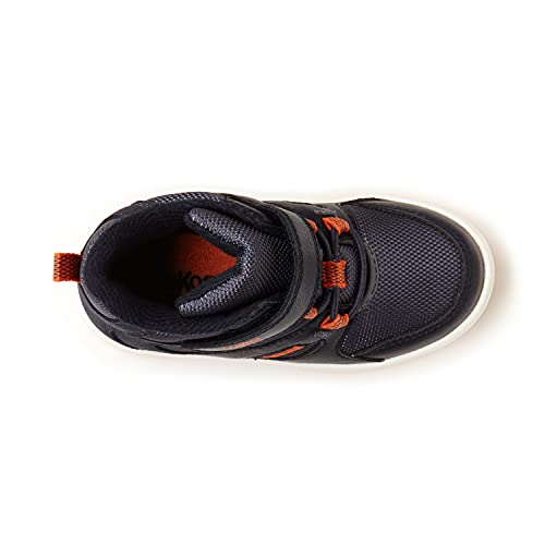 OshKosh B'Gosh Boy's Kuji Fashion Boot, Navy/Orange, 5 Toddler
