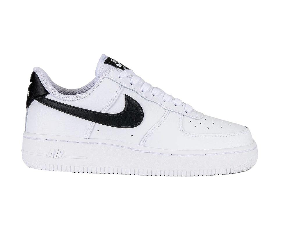 Nike Womens WMNS Air Force 1 '07 OG BLK,White Women Size 6.5