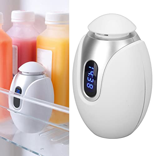 Jeanoko Ozone Deodorizer, Rechargeable Ozone er Portable Multifunction ABS Smart for Refrigerator