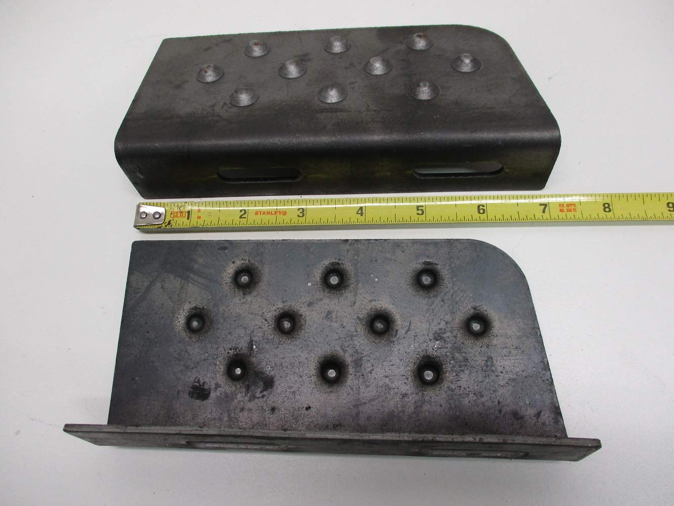 CTW Steel Pontoon Boat Trailer Foot Pad Step Footpad Steps L-R/Weld or Bolt On