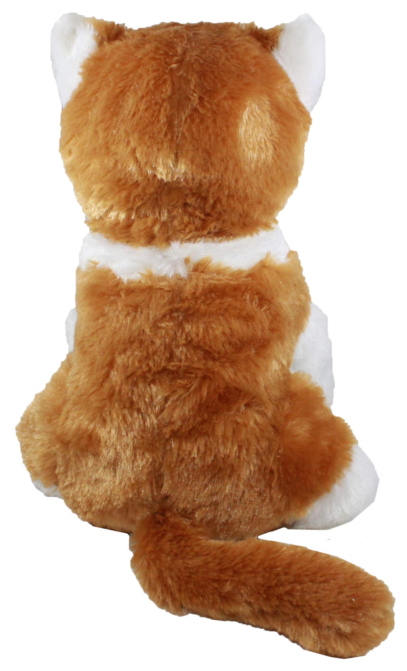 Shelter Pets Series Two: Jeffrey - 10" Orange and White Cat Plush Toy Stuffed Animal - Based on Real-Life Adopted Pets - Benefiting The Animal Shelters They were Adopted from - Kitten Kitty