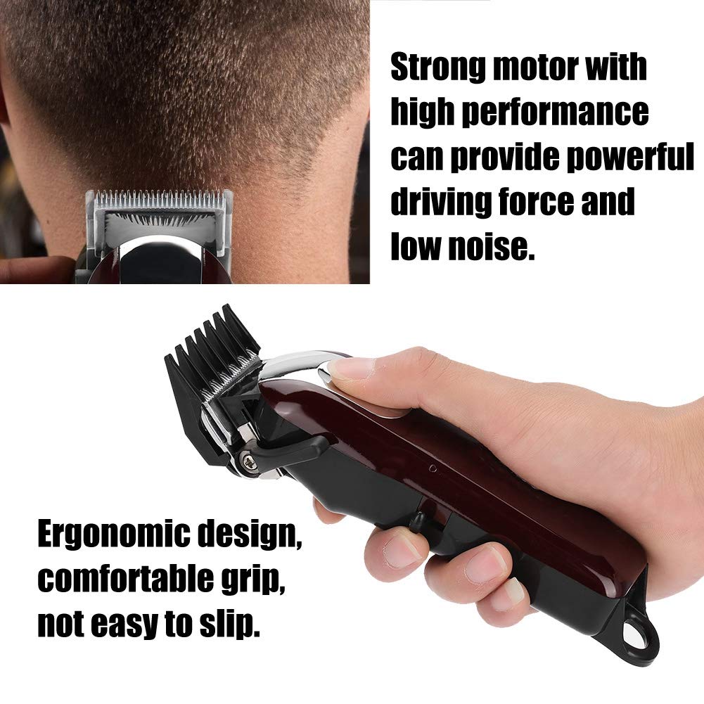 Dioche Hair Clippers for Men, Cordless Home Trimmer Cutting Kit Wireless USB Hair Clipper Trimmer Electric Hair Cutting Machine Cutter Clipper with 4 Guide Combs