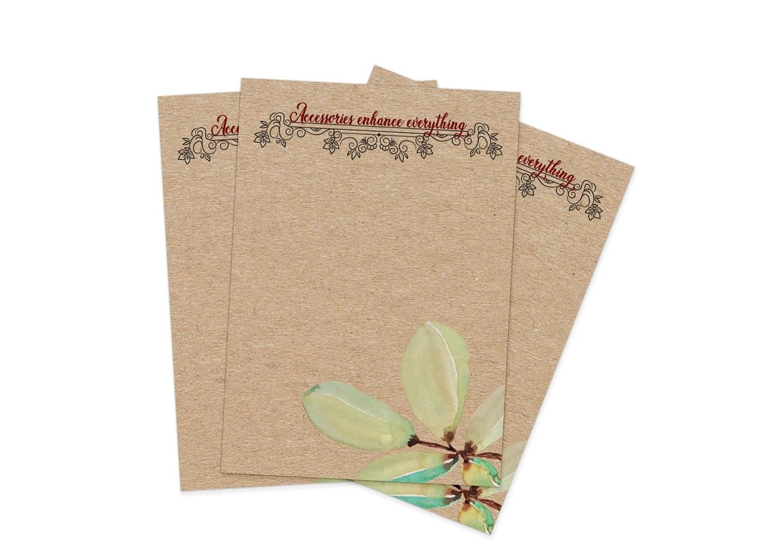 D2C 300Gsm Card Stock Jewellery, Earrings, Necklace Display Card For Packaging & Display D6 Pack of 105