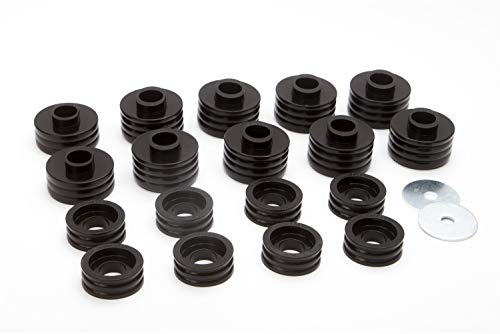 Daystar, Ford F250/350 Polyurethane Body Mounts, fits 1999 to 2017 2/4WD, KF04050BK, Made in America , Black