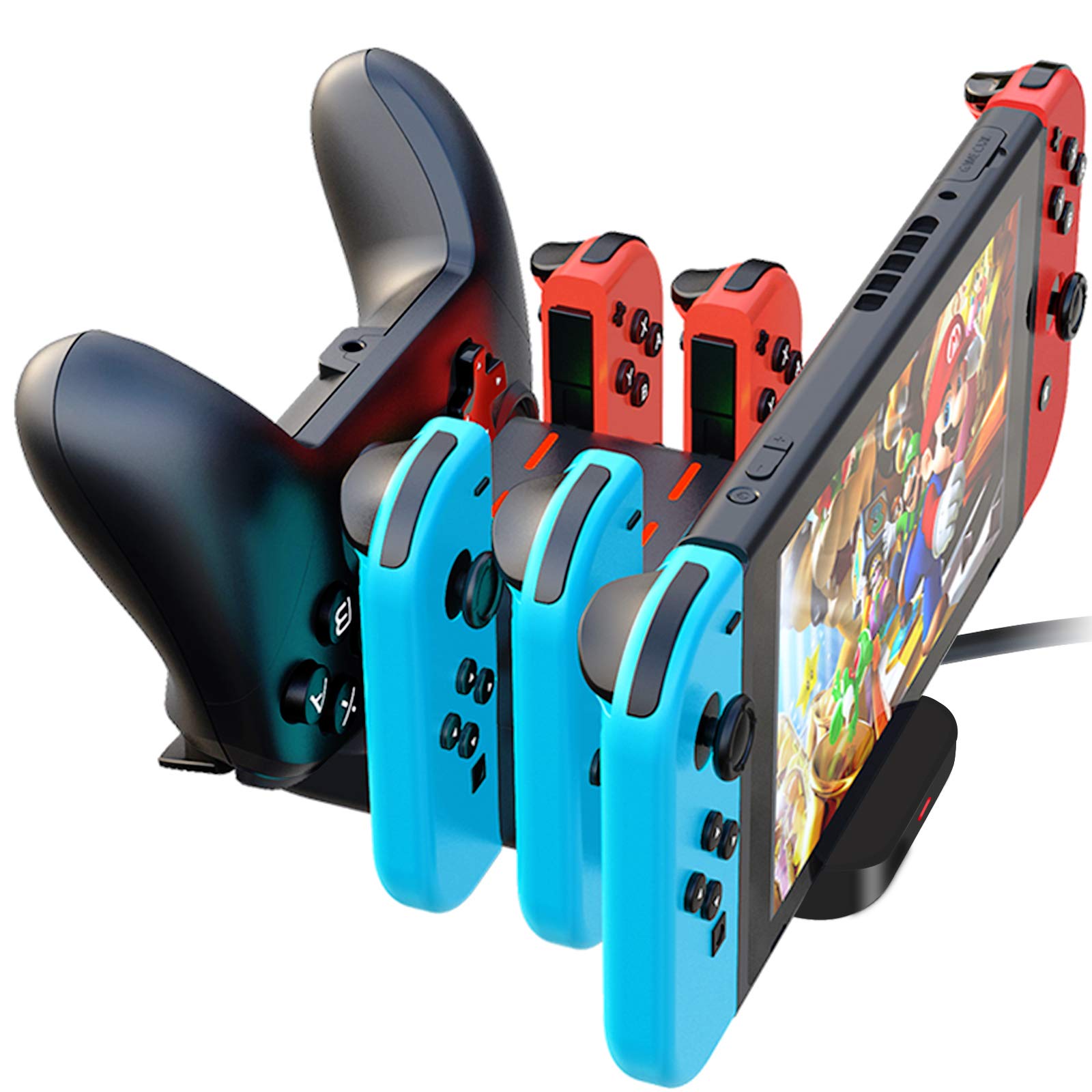 Charging Docking for Switch 6 in 1 Portable Switch Dock Nintendo Switch Charging Dock Switch Docking Set Switch Charger Station Switch Charging Dock Stand
