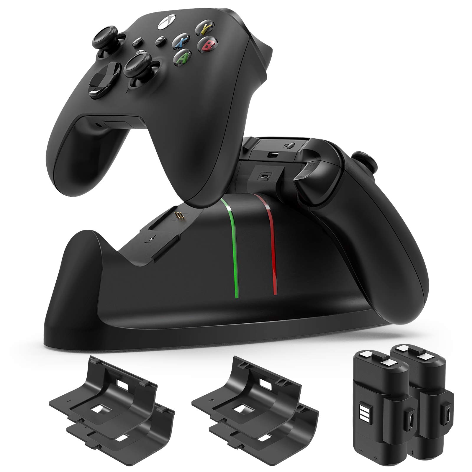 Charging Station with 1100mAh Battery Pack Compatible with X Series X/S Controller