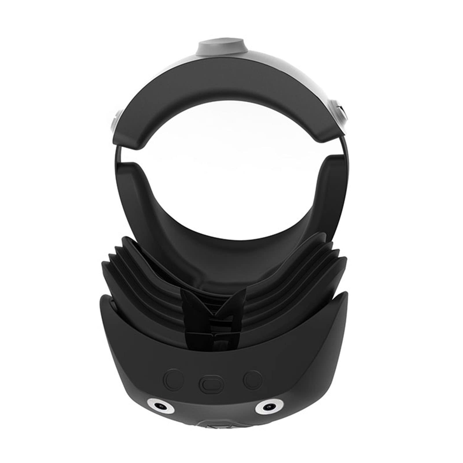 HUAYUWA VR Protceive Case Compatible for PS VR2 Glasses Lens Cover with Headset Body Silicone Case & Controller Non-Slip Silicone Pads
