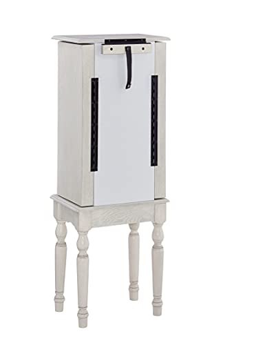 Powell Darcy Off White Jewelry Armoire