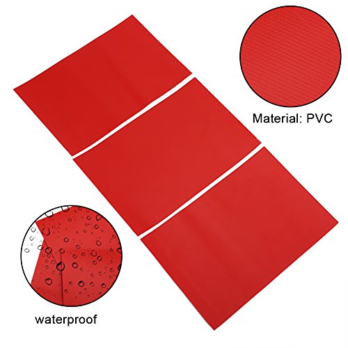 Dilwe Inflatable Boat Repair Patch, 3 pcs Quality PVC Repair Patches Repair Tool for Inflatable Boat Kayak Canoe Waters Toy (Grey)