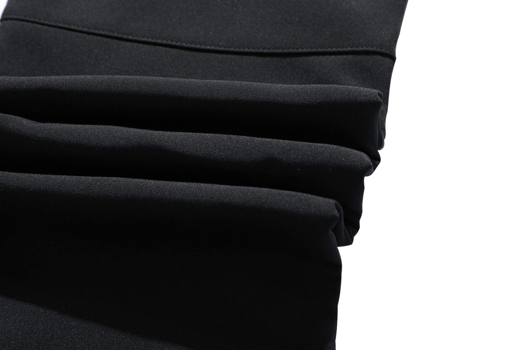 DAFENGEA Women's Snow Ski Pants Fleece Hiking Waterproof Windproof Softshell Outdoor Snowboard Pants,KZ2701W-Black-M