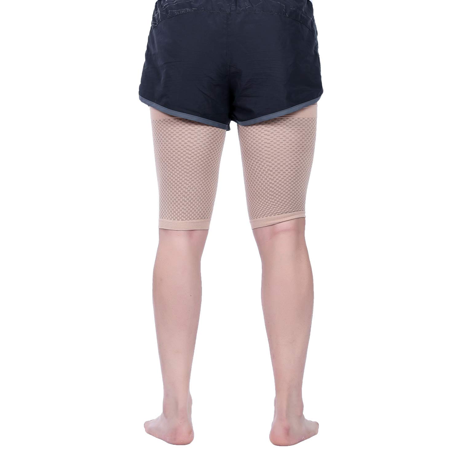 Doc Miller Thigh Compression Sleeve for Men Women 1 Pair β Quad & Thigh Compression Wrap - Braces for Thigh Pain Muscle Recovery - Hamstring Compression Sleeve Silicone Band - 1 Pair