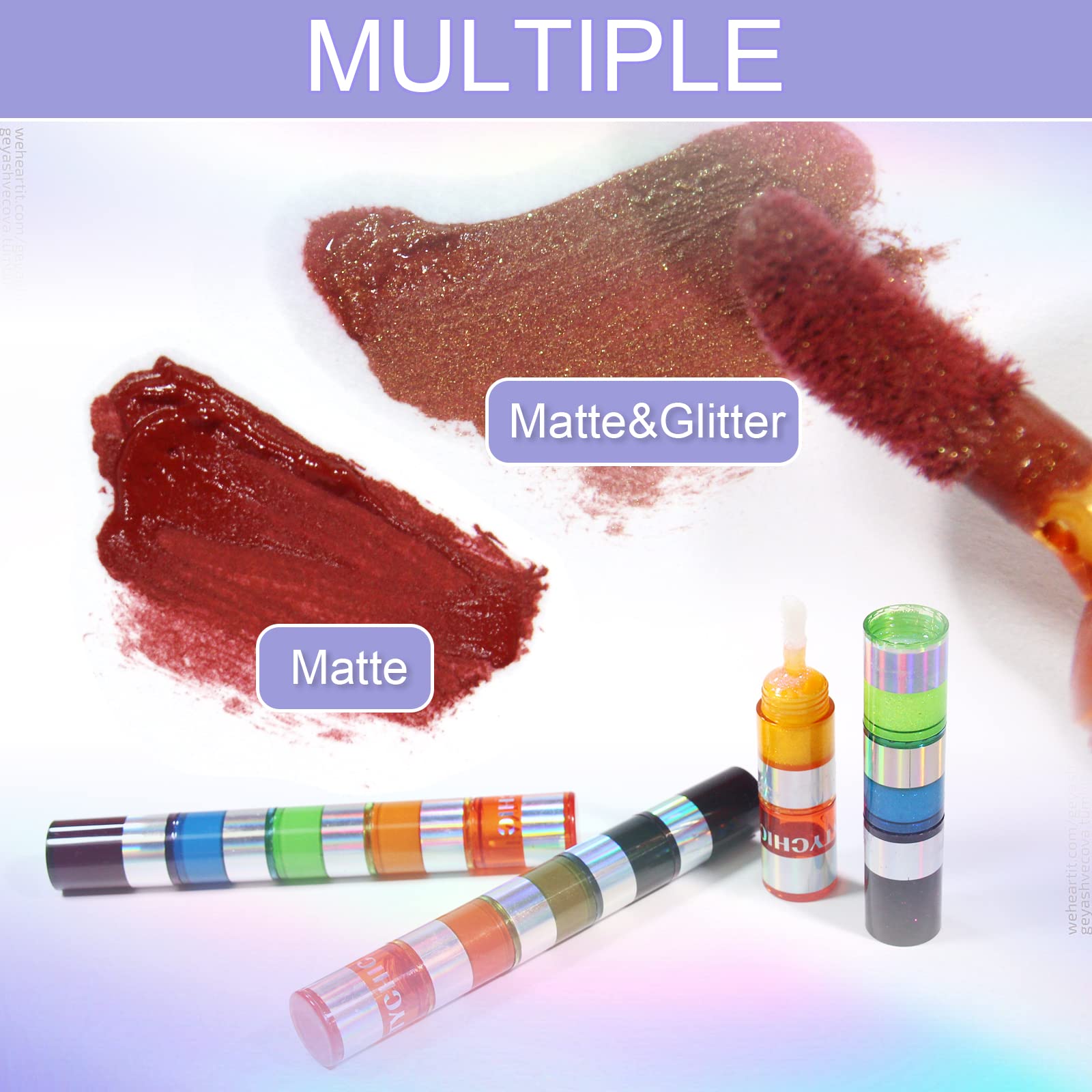 DAGEDA 4 Colors Liquid Eyeshadow, Matte, Waterproof, Long-lasting, Creamy Texture, Nude Velvety, Suitable for Women