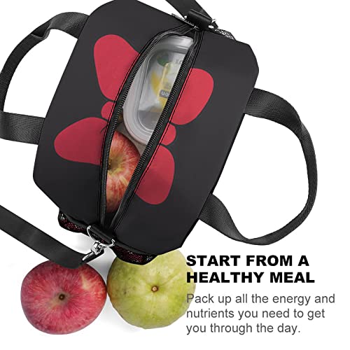 ZLCMMF Portable Lunch Bag Cartoon Reusable Lunch Box Insulated Tote Bag for Women Men Work Travel Picnic