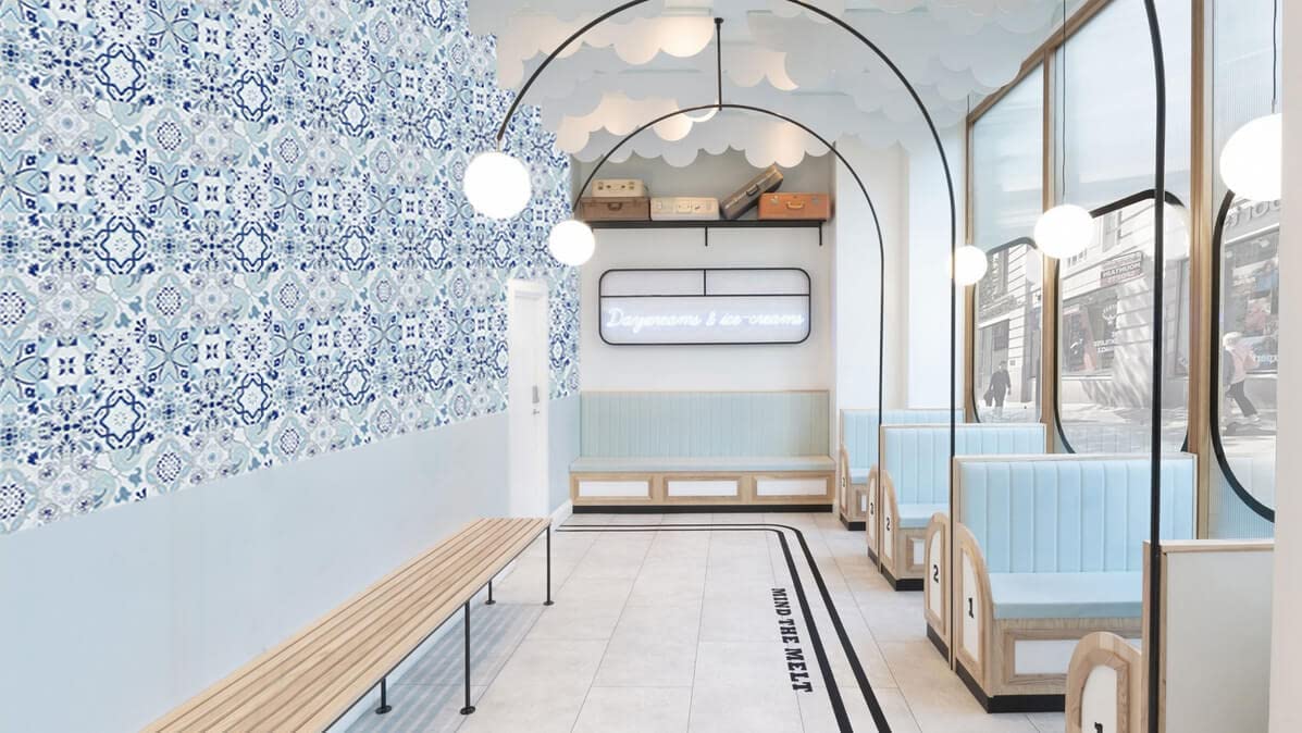 Dimoon Wallpaper 17.7’’x78.7’’ Contact Paper Thicken Blue White Floral Flower Tile Peel and Stick Removable Wall Waterproof Embossed Self Adhesive Vinyl