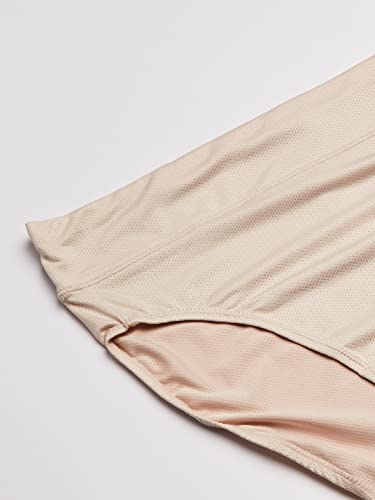 Warner's womens Allover Breathable Hi-cut Panty Underwear, Toasted Almond Butterscotch Black, X-Large US