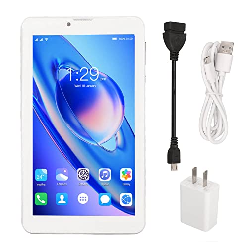 lennis 3G Calling Tablet, 100-240V 2GB RAM 32GB ROM 7 Inch Tablet Support Multi Languauge for Amusement (US Plug)