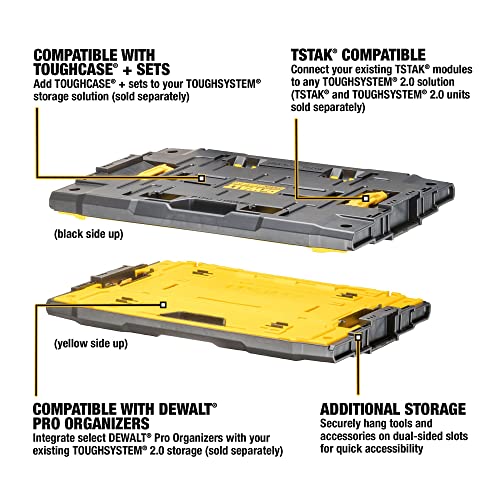 DEWALT TOUGHSYSTEM 2.0 Tool Storage Adaptor, Connecting DEWALT TOUGHSYSTEM 2.0 products to DEWALT TSTAK (DWST08017)