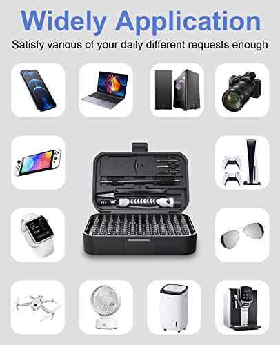 Precision Screwdriver Set 130IN1: Easytime Small Screwdriver Kit- Mini Screwdriver Repair Tool Kit for PC Electronics Computer Laptop iPhone Mac PS5 Game Console Eyeglass Toys DIY