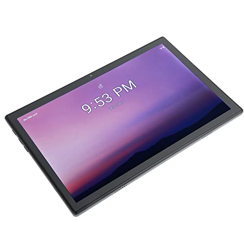lennis 4G LTE Tablet, 10.1 Inch IPS 100‑240V 4GB 64GB Dual SIM Dual Standby 10.1 Inch Tablet Octa Core for Study (UK Plug)