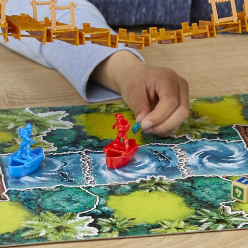 Hasbro Gaming Forbidden Bridge Game, Adventure Board Game, Fun Kids Game for Ages 7 and Up, Game for 2 to 4 Players