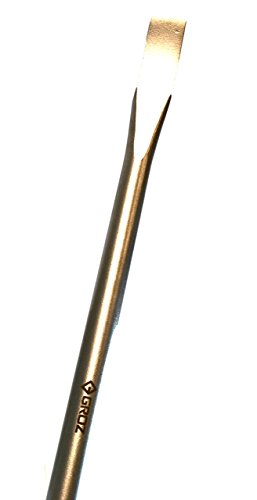 GROZ 30-Inch Aligning Pry Bar | 7/8-Inch Diameter | Round Section | Heavy Duty Chrome Alloy Steel | Zinc Plated | Great for Providing Extra Leverage (33172)
